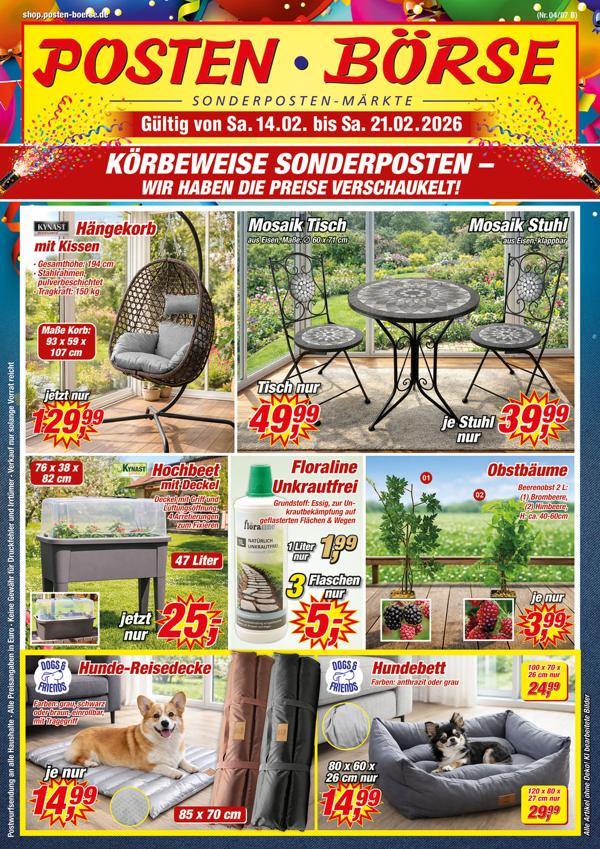 Verwunderlich Posten Börse Angebote Bilder